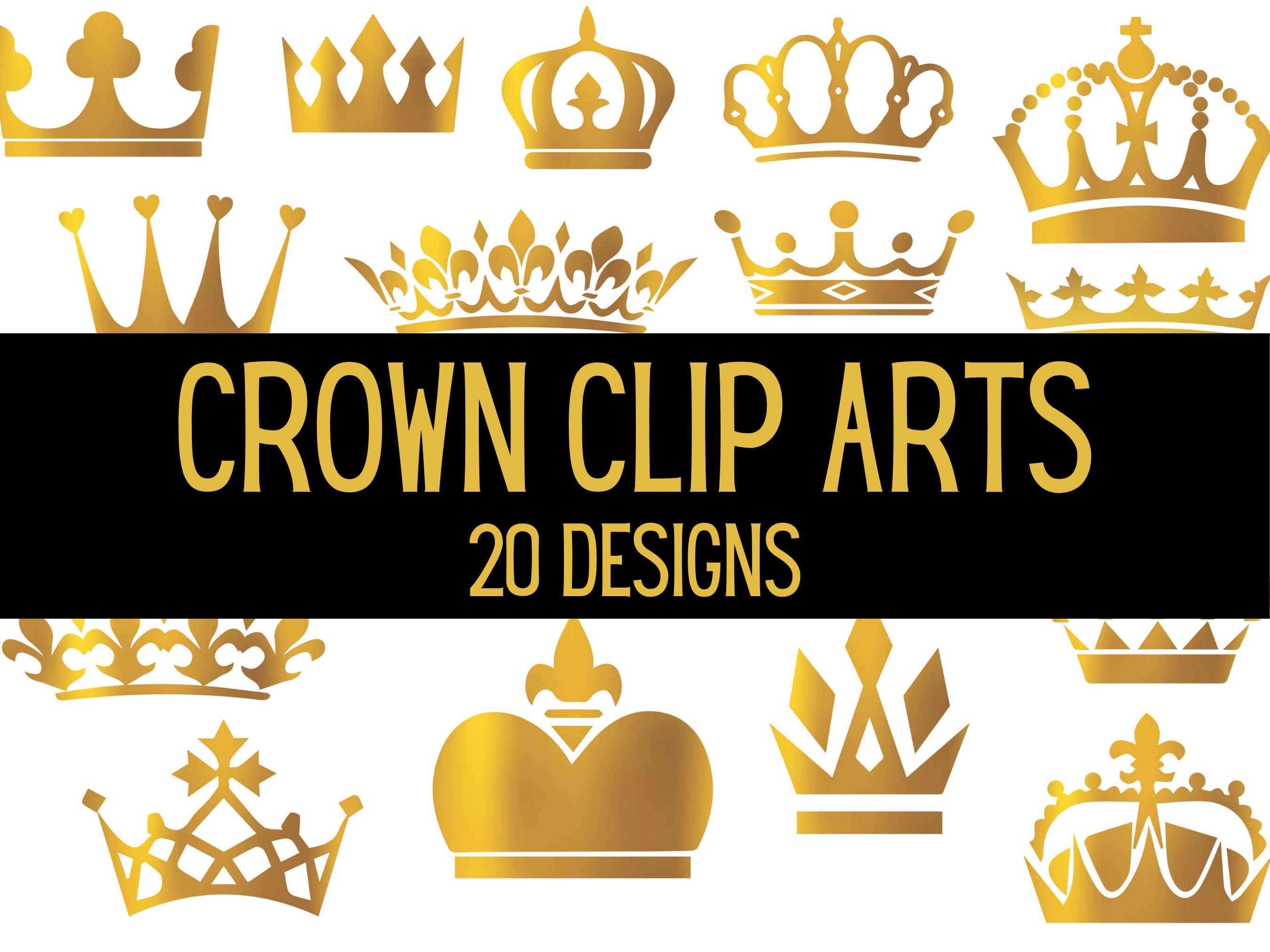 Queen Gold Crown Vector
