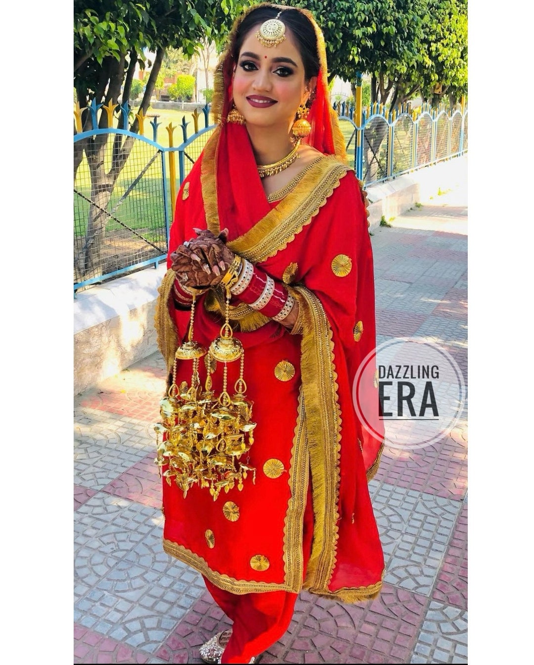 Red Punjabi Jaggo Suit Salwar Kameez Indian Punjabi Suit for Women ...