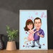 Personalized Cartoon Couple , Custom Caricature, Digital Caricature ...