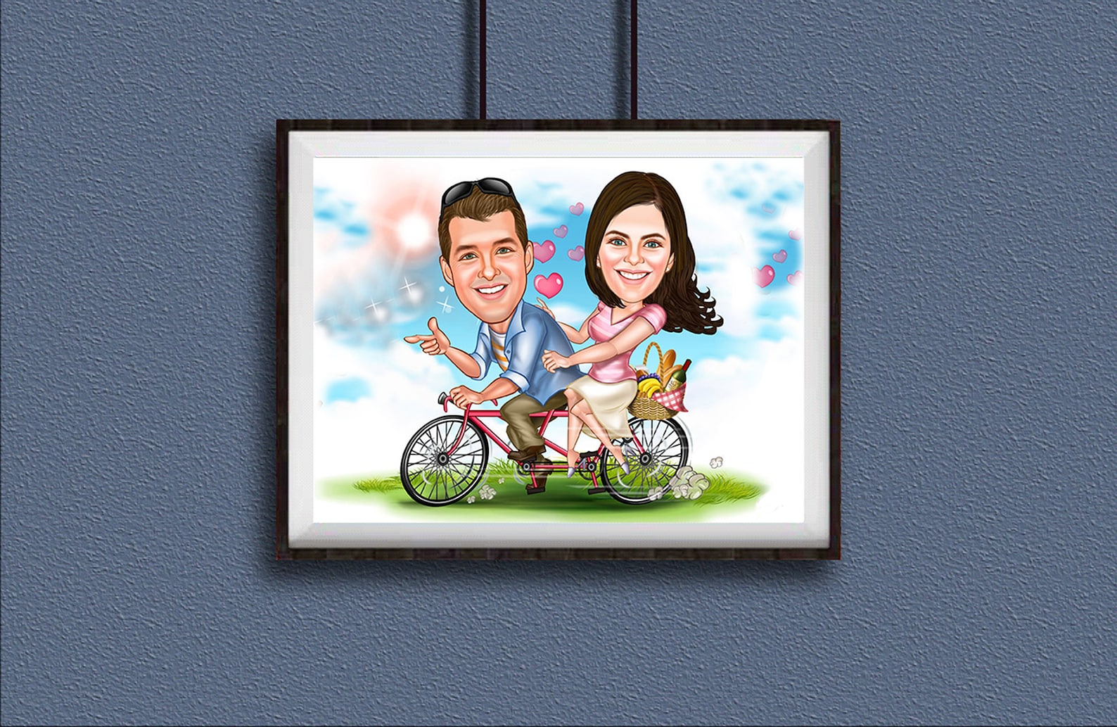 Personalized Cartoon Couple Custom Caricature Digital - Etsy