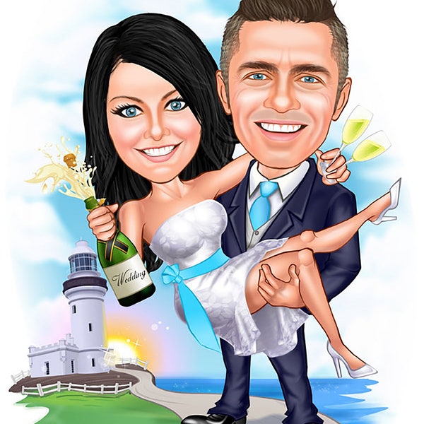 Custom Caricature - Etsy