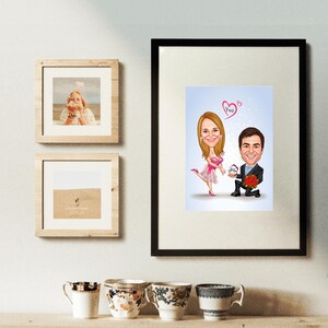 Personalized Married Couple Cartoon Custom Caricature Marriage - Etsy