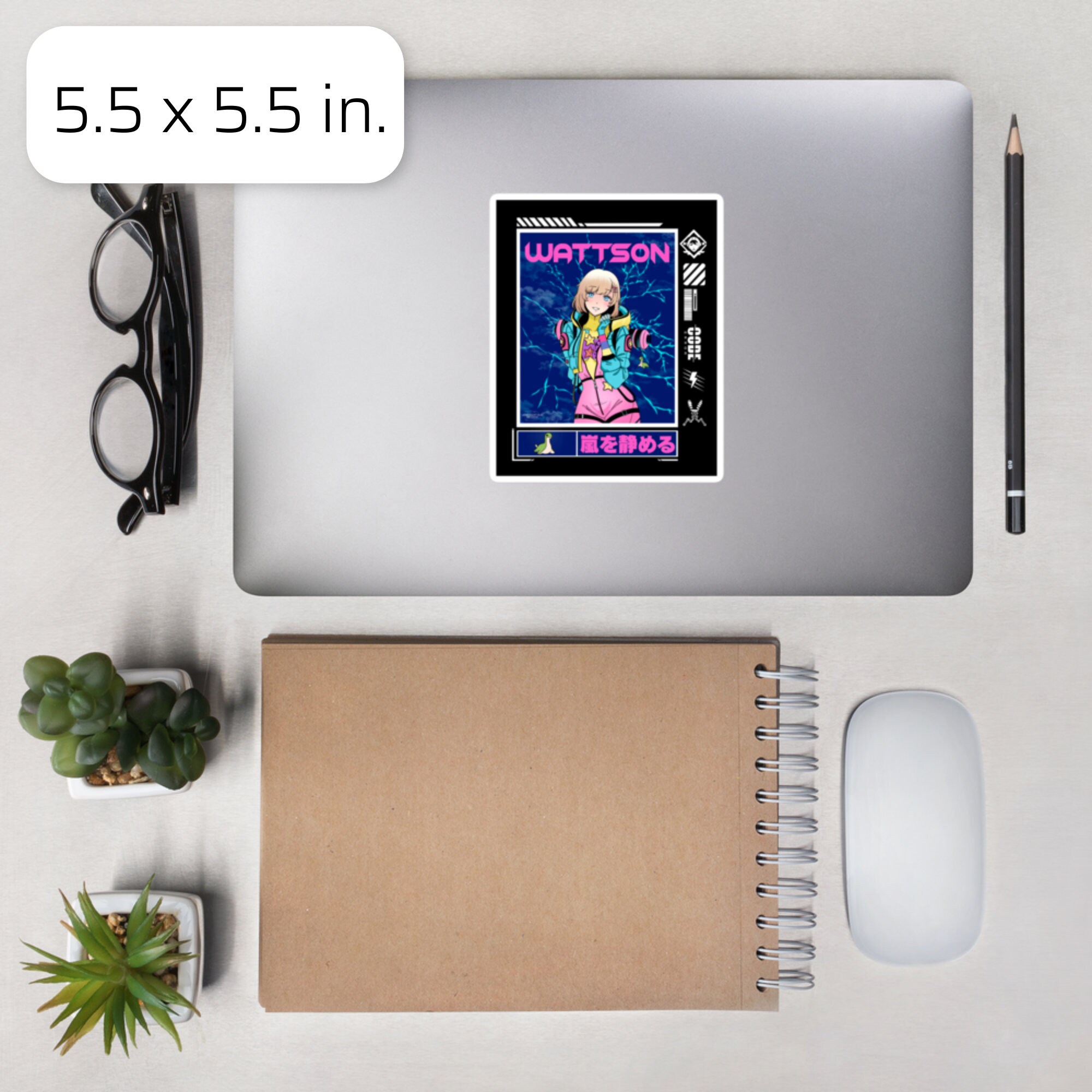 Anime Wattson Sticker Manga-inspired Apex Sticker - Etsy