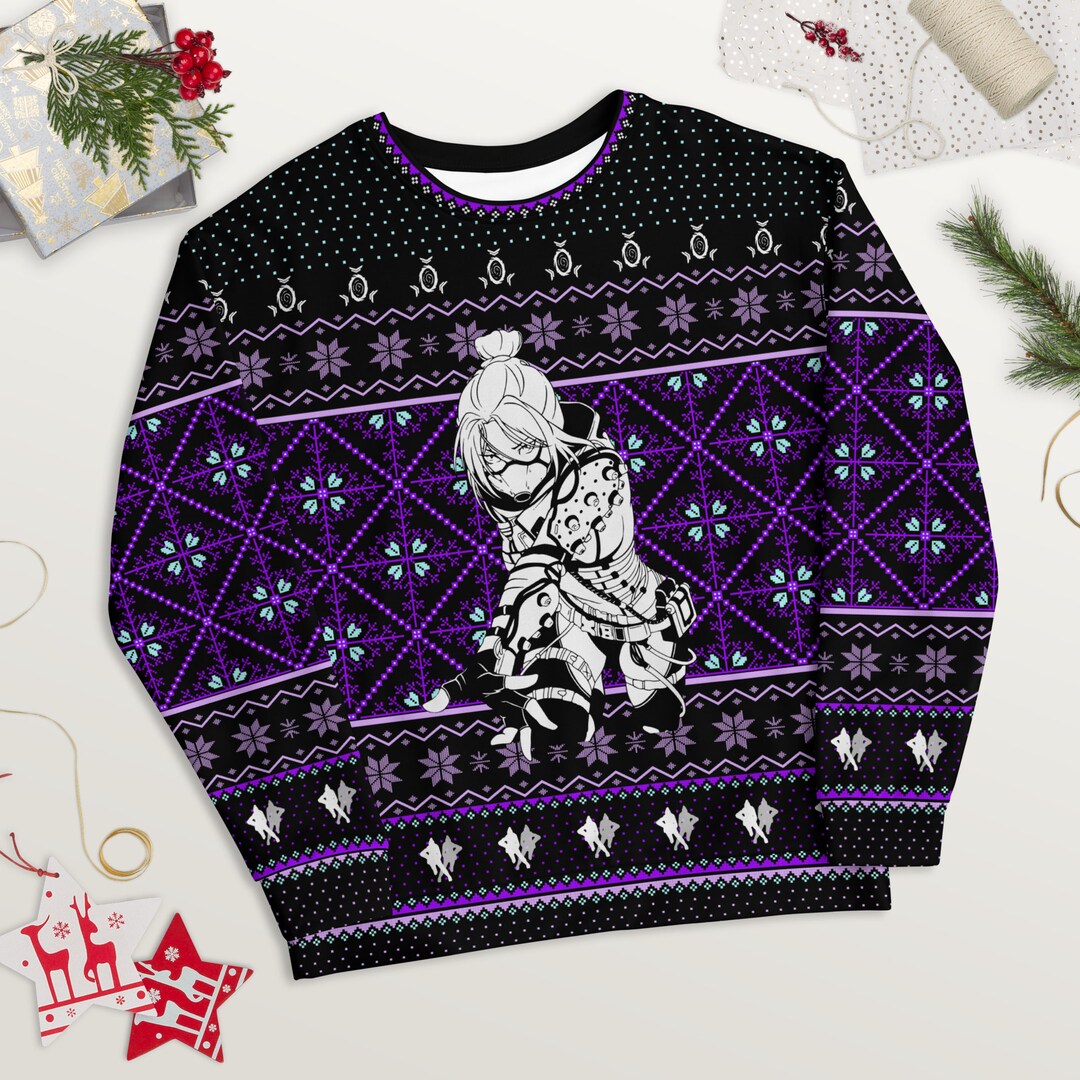 Anime Wraith Christmas Sweater | Manga-inspired Hoodie - Etsy
