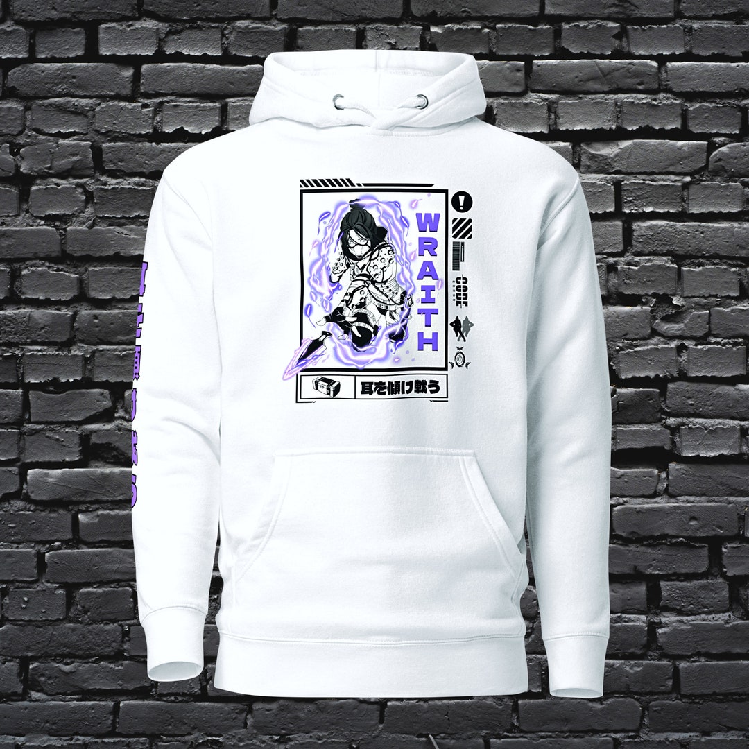 Anime Wraith Hoodie | Manga-inspired Sweatshirt - Etsy