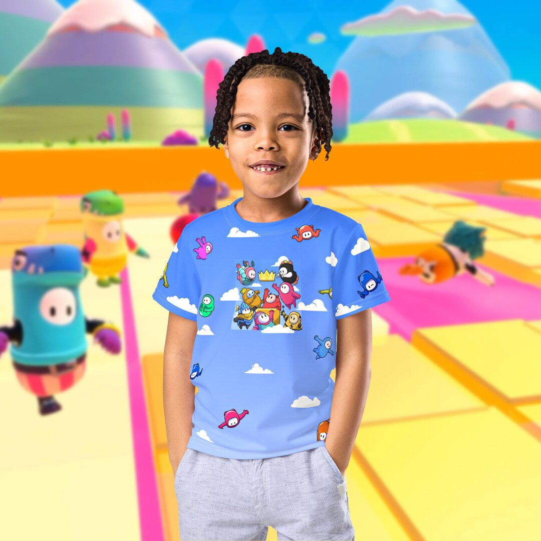 Falling Guys T-shirt | Kids Sizes | Kid's Christmas Present | Gaming T ...