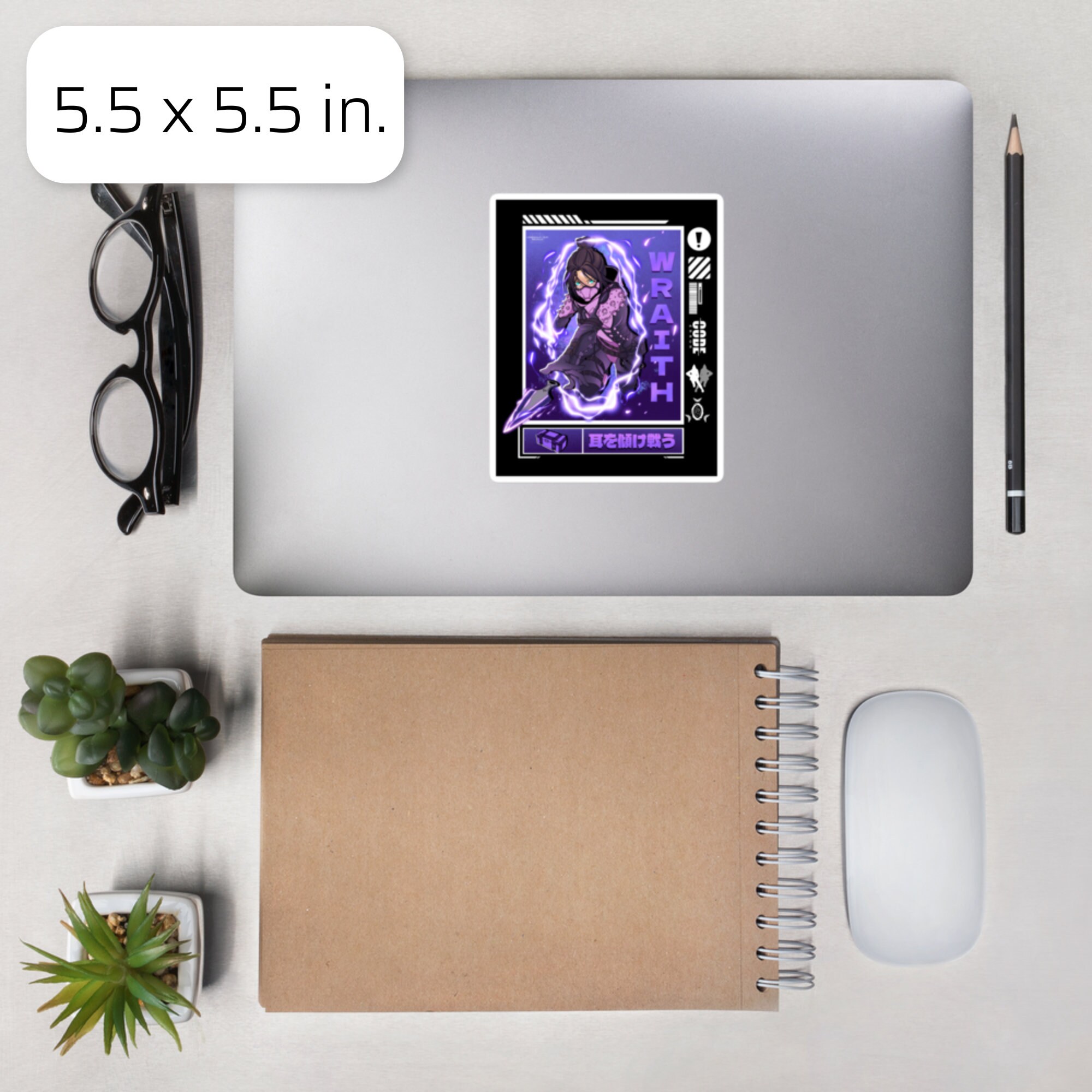 Anime Wraith Sticker Manga-inspired Sticker - Etsy