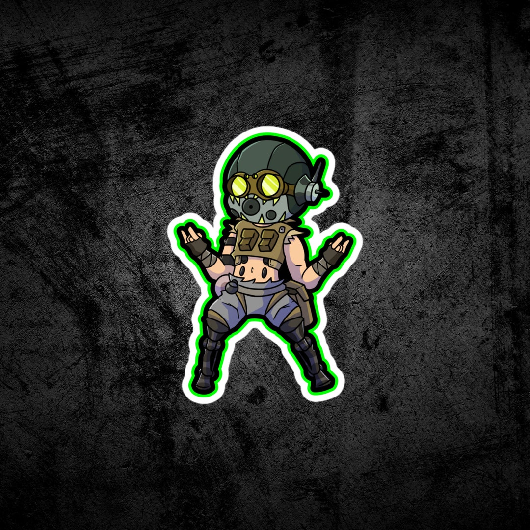 Cute Octane Sticker | Chibi Apex Octane Emote - Etsy