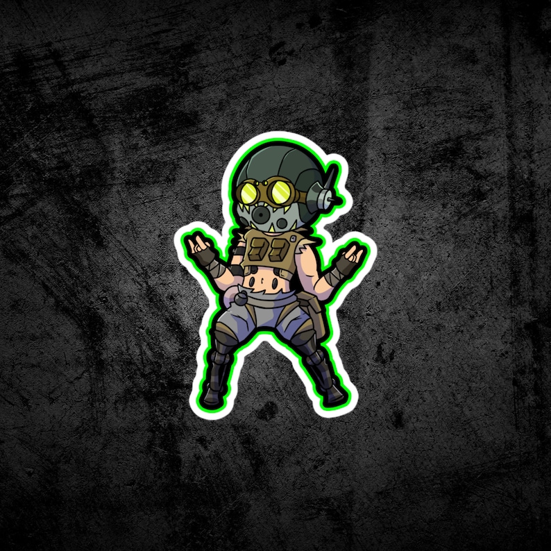 Cute Octane Sticker Chibi Apex Octane Emote - Etsy