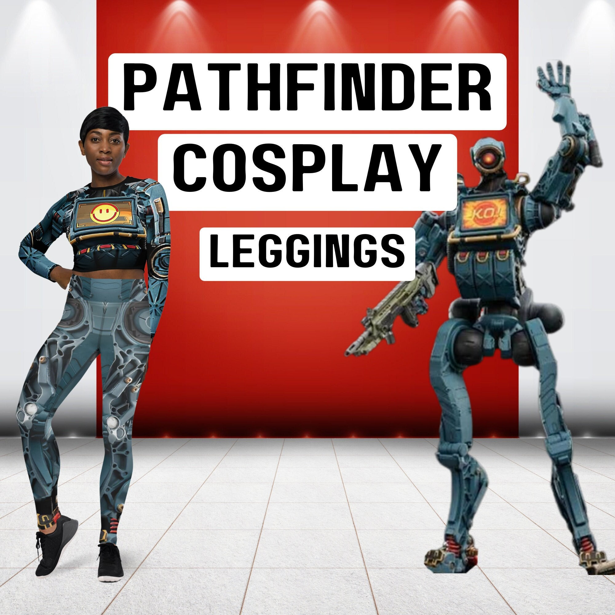 Pathfinder Cosplay Leggings Costume Leggings Manga-inspired - Etsy