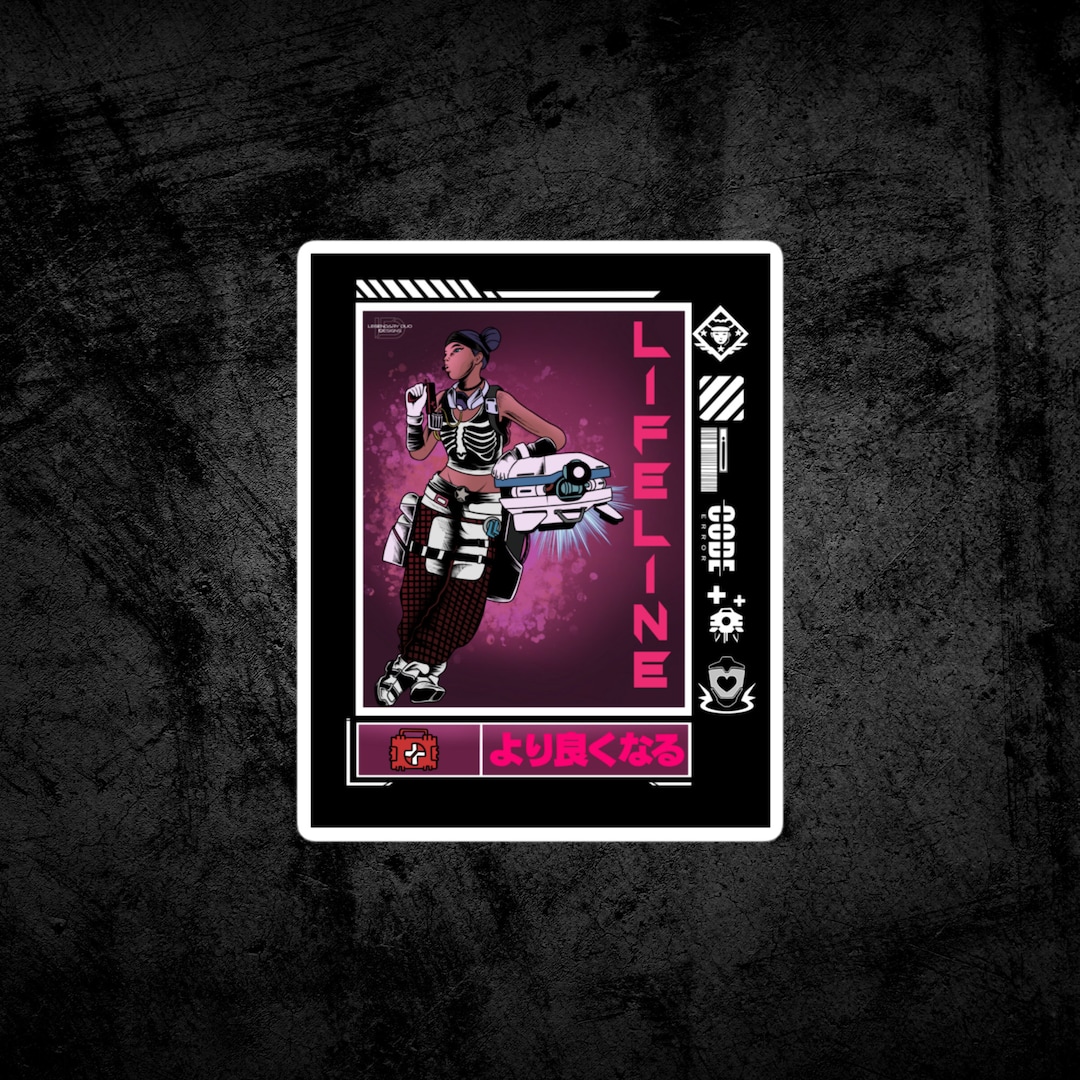 Anime Lifeline Sticker Manga-inspired Apex Sticker - Etsy