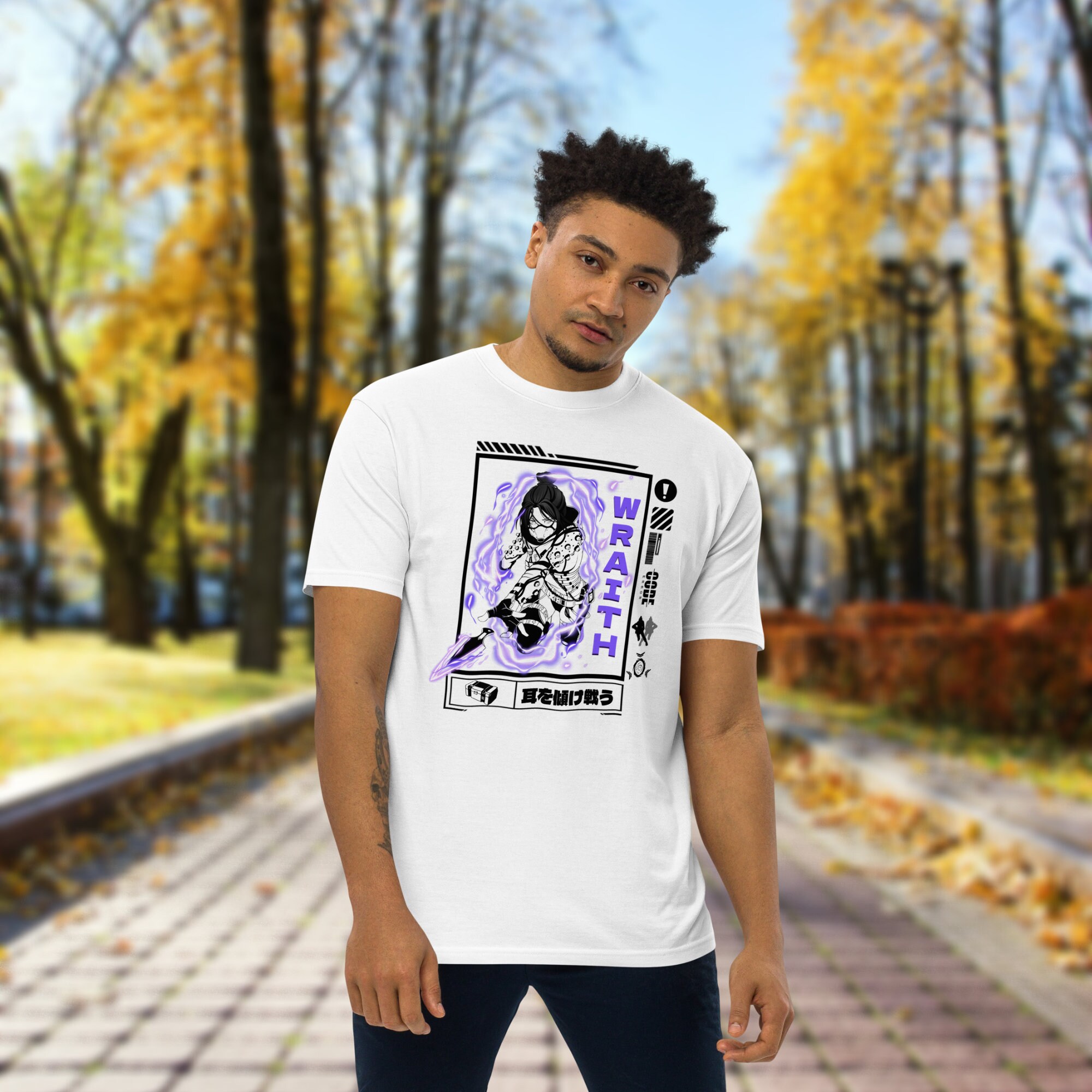 Anime Wraith Street Wear T-shirt | Manga-inspired Shirt - Etsy