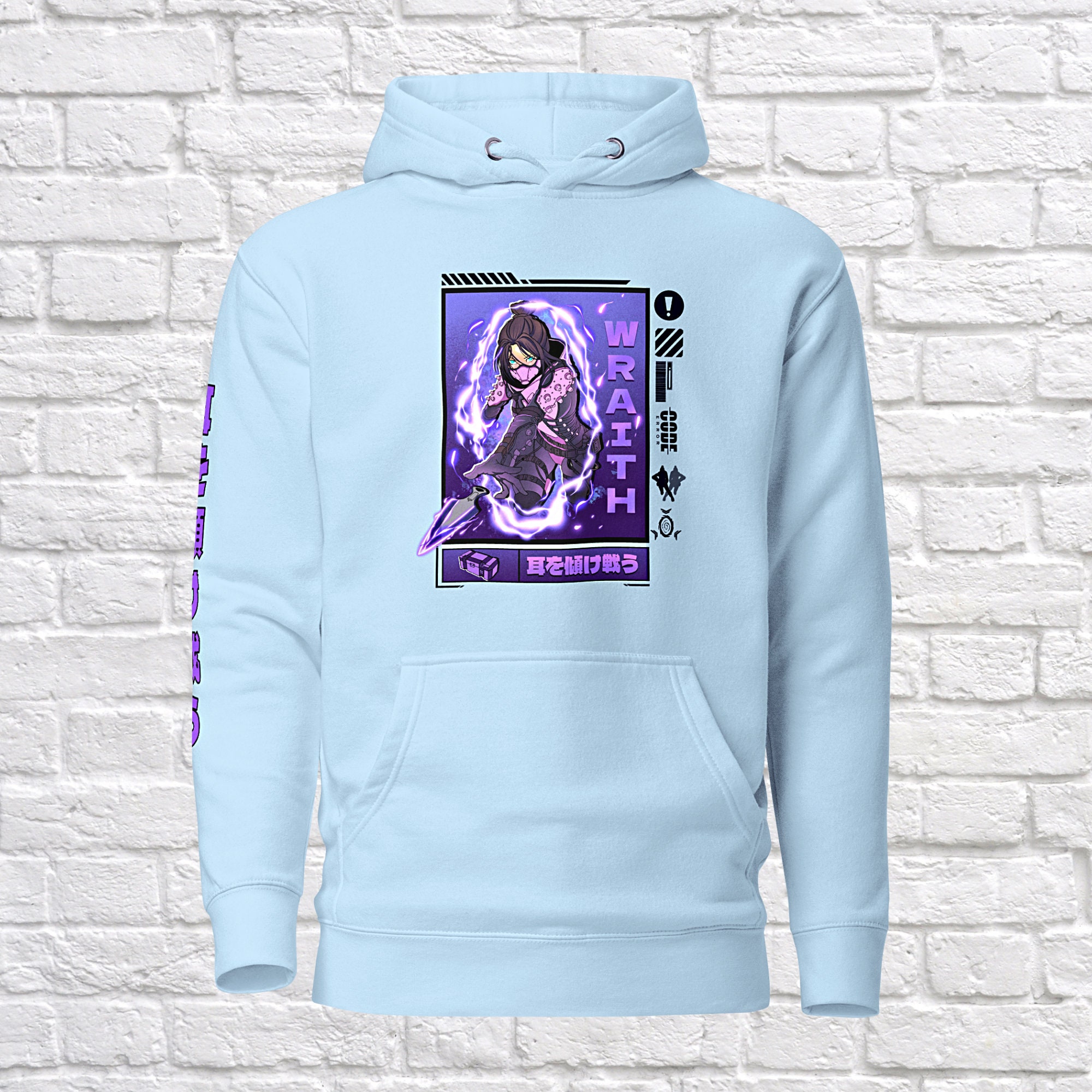 Anime Wraith Hoodie Manga-inspired Sweatshirt - Etsy