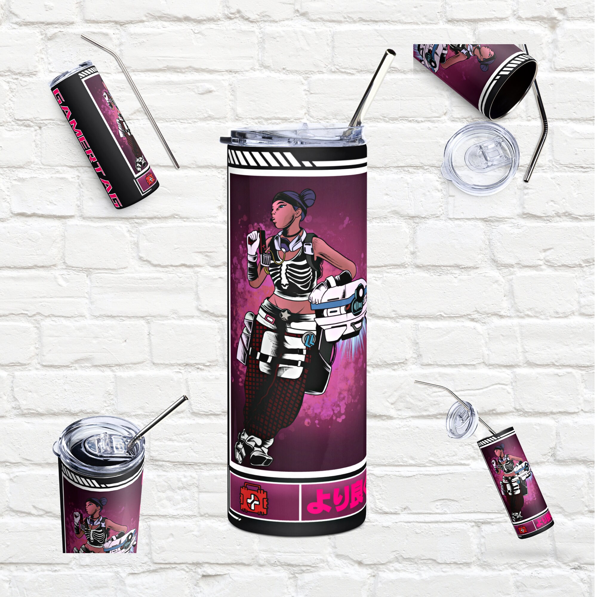 Custom Lifeline Tumbler | 20oz. | Gaming Hydration Cup | Personalized ...