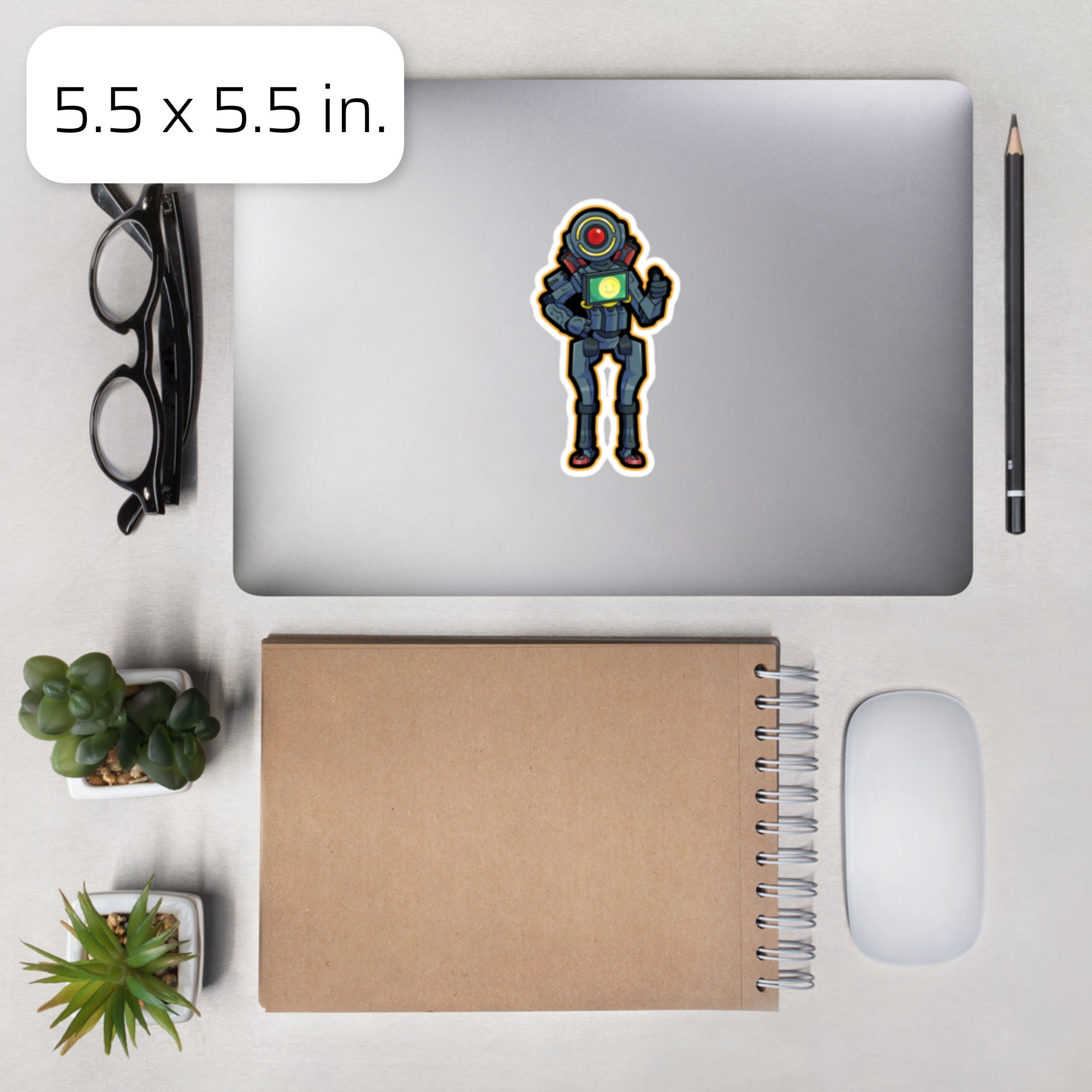 Cute Pathfinder Sticker Chibi Apex Pathfinder Emote - Etsy