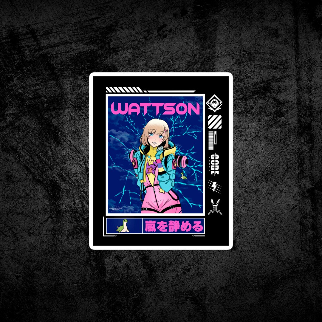 Anime Wattson Sticker Manga-inspired Apex Sticker - Etsy
