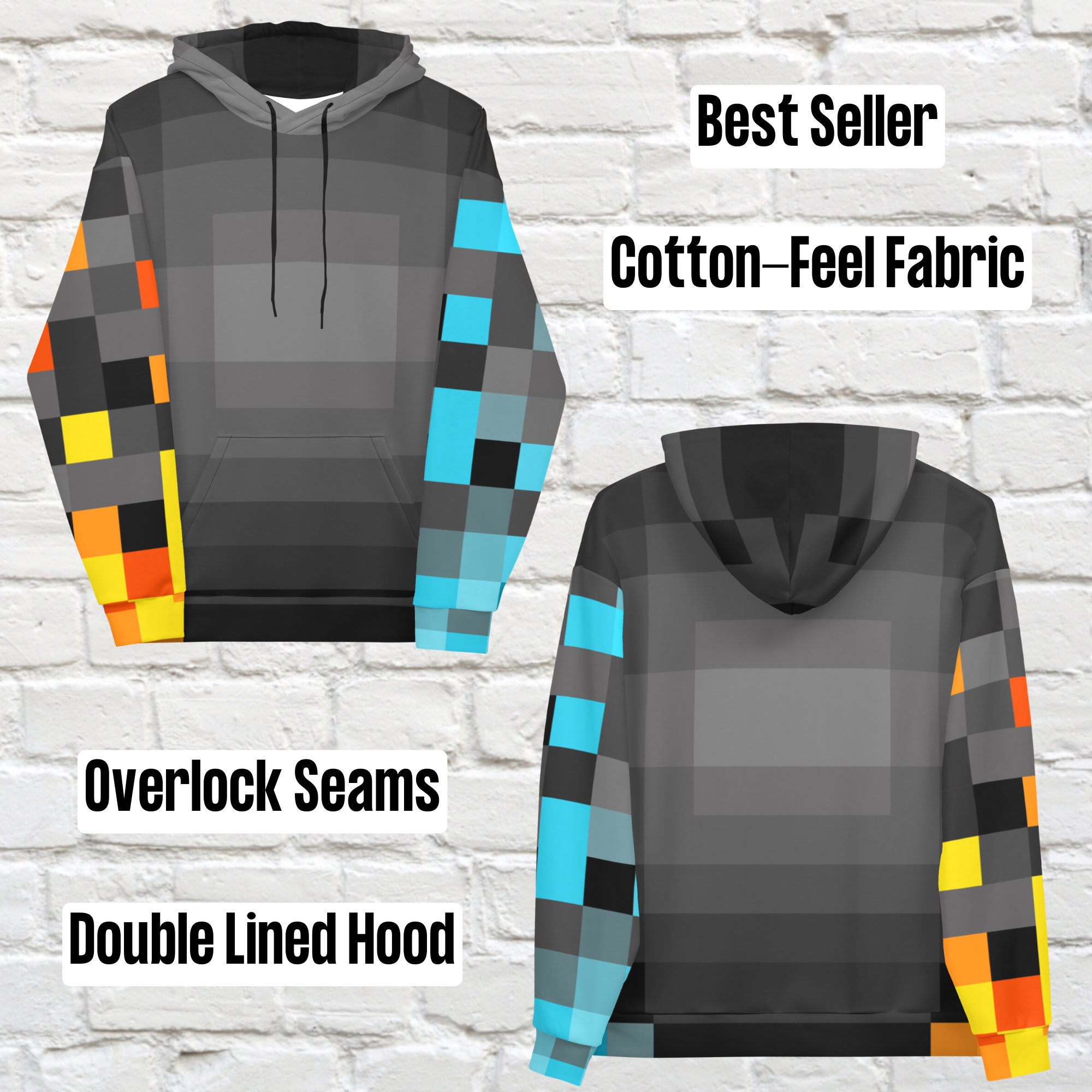 Minecraft Nova Hoodie Unisex Minecraft Sweatshirt Adult - Etsy