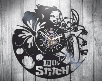 Stitch Wall Clock - Etsy