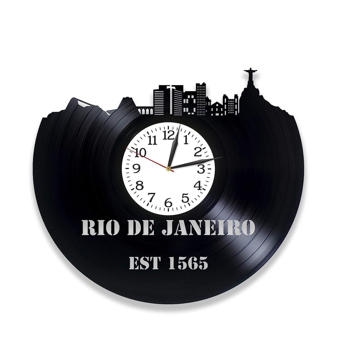 RIO DE JANEIRO Brazil Vinyl Record Unique Wall Clock Original Decor for ...