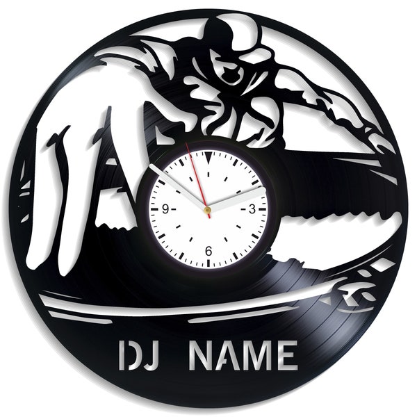 Vinyl Wall Clock - Etsy