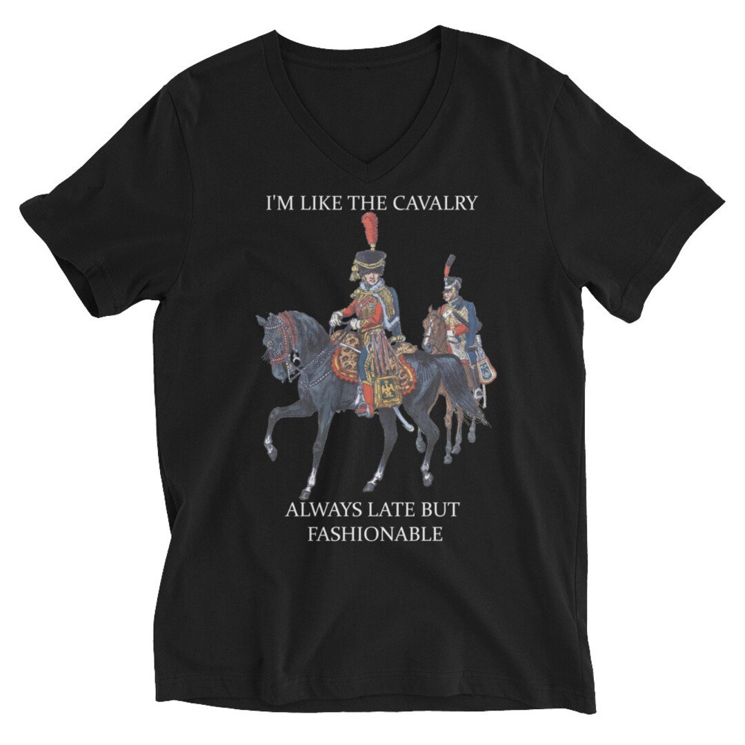 I Am Like the Cavalry Funny HEMA Unisex V-neck T-shirt, Men's Bohurt ...