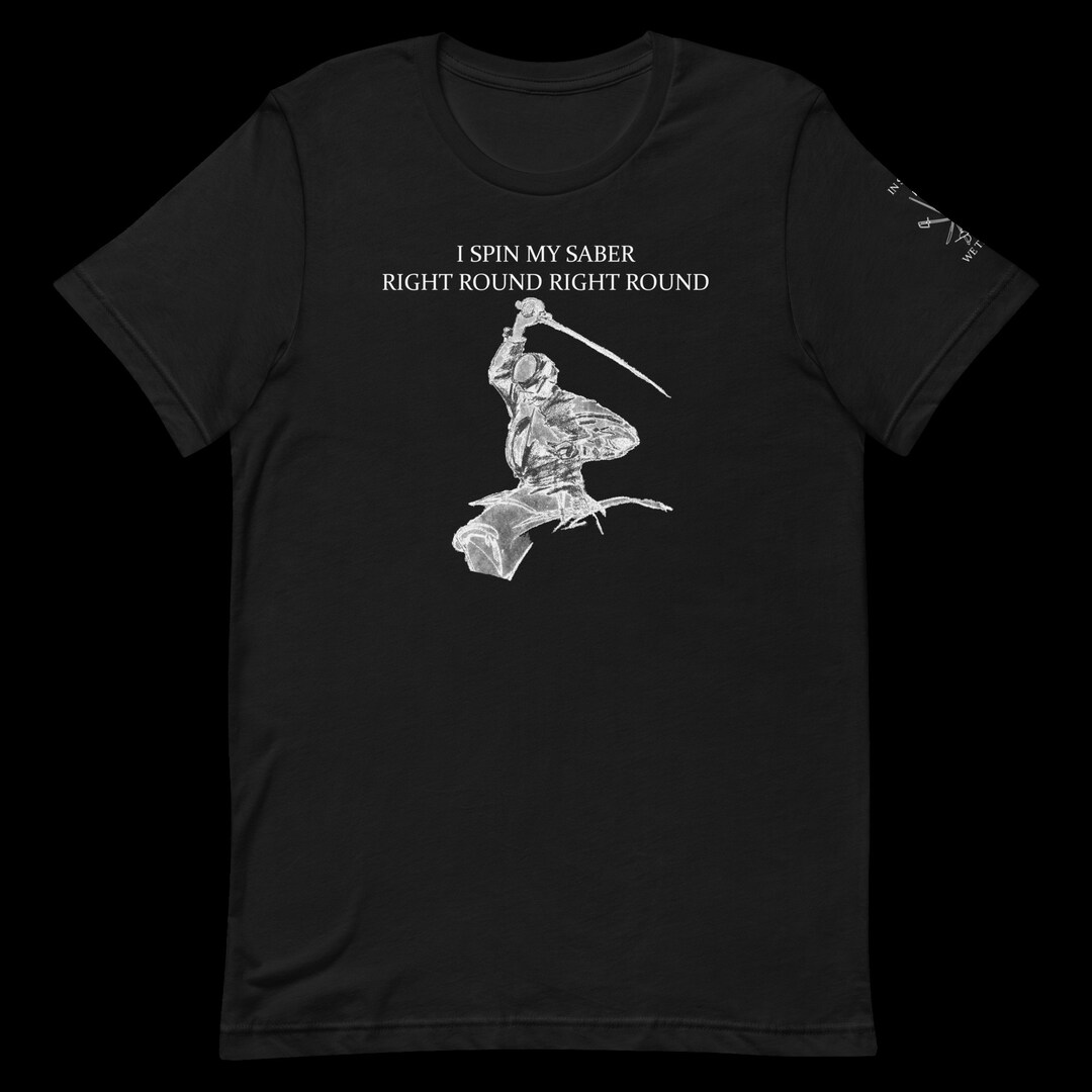 I Spin My Saber Unisex HEMA T-shirt, Women's Fencing Tee, Men's SCA ...