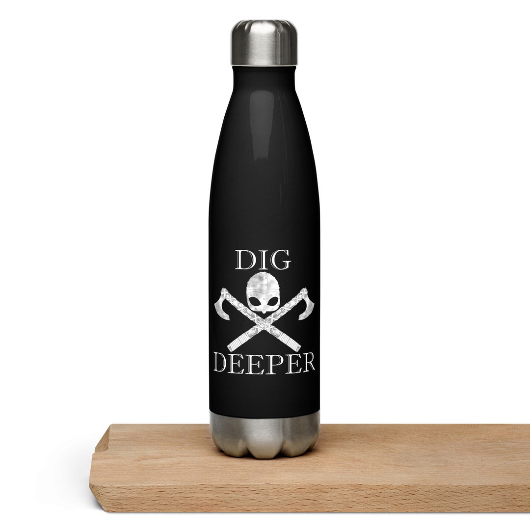 Dig Deeper Viking Stainless Steel Water Bottle - Etsy