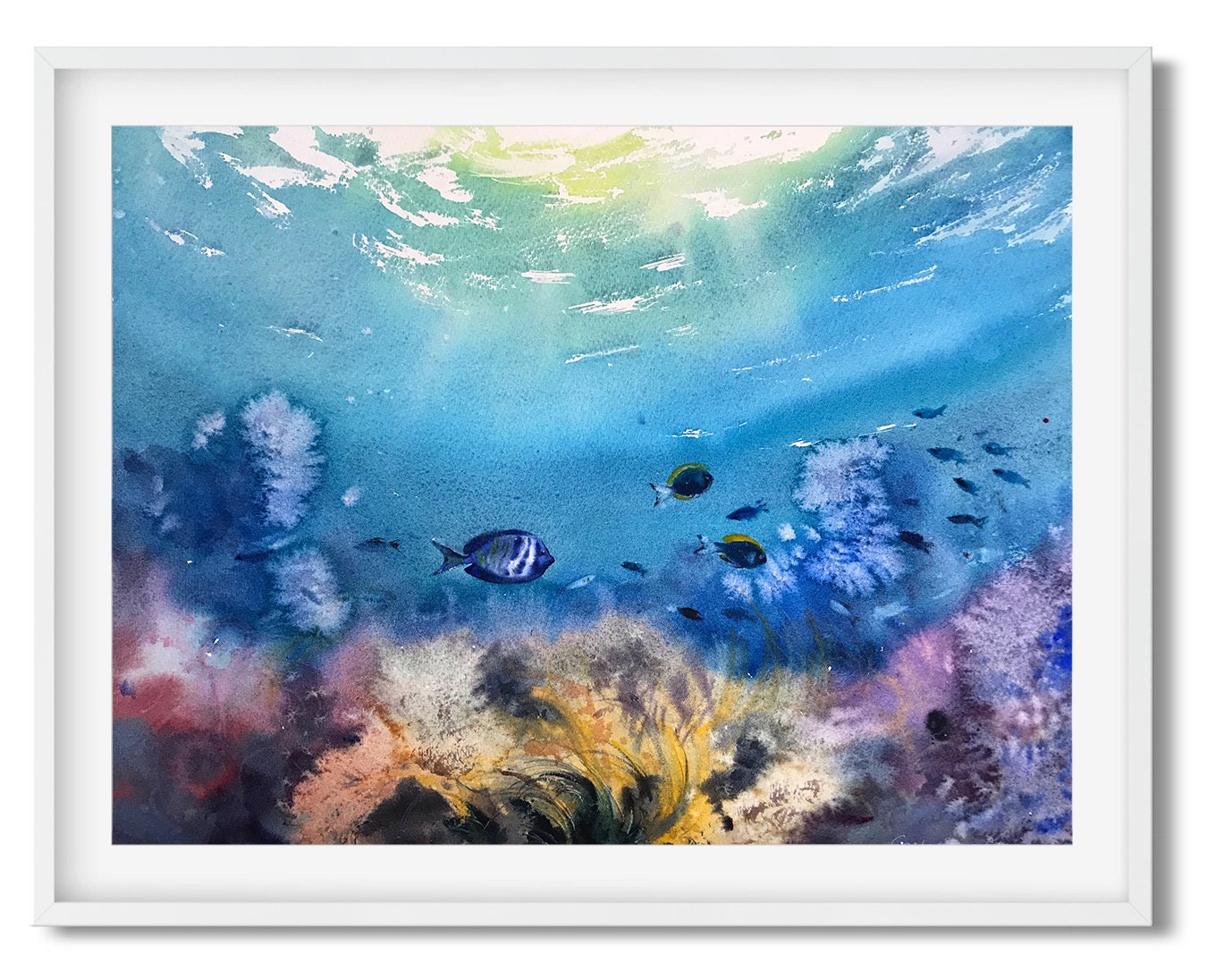 Underwater Painting Watercolor