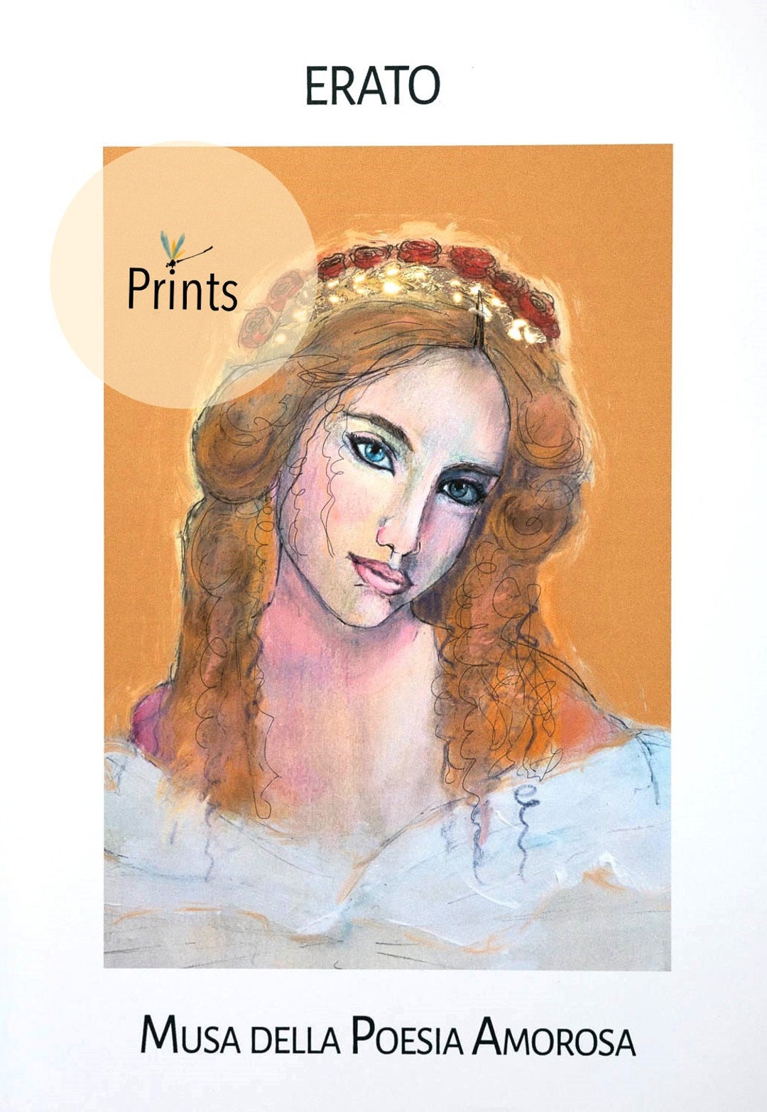 Art Print erato Muse Muse of Love Poetry Muse - Etsy