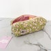 Green Floral Pencil Case Quilted Pencil Case Small Pencil Case Green ...
