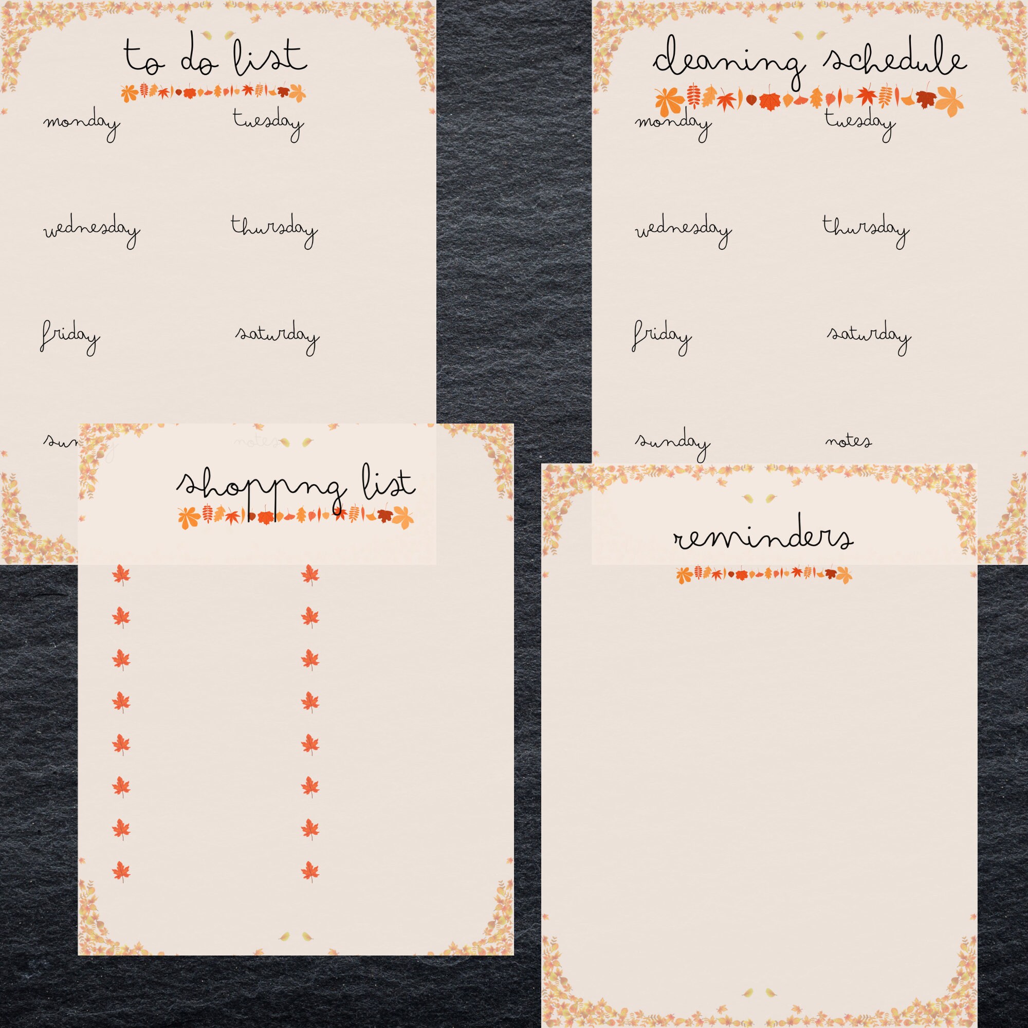 Daily Life Organizer Pintable's Printable to Do List - Etsy