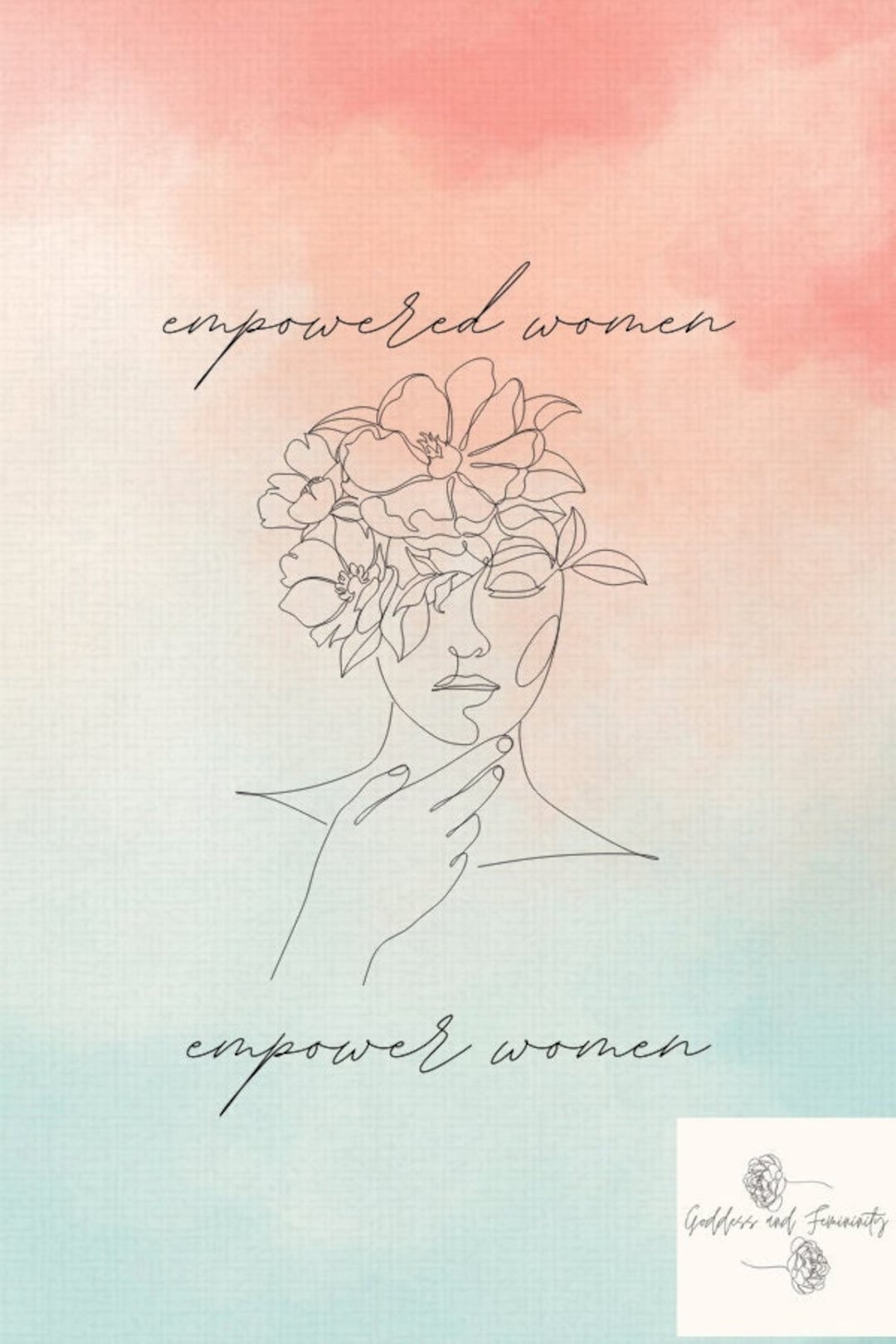 Women Empowerment Wall Art, Digital Download, Printable, Feminism and ...