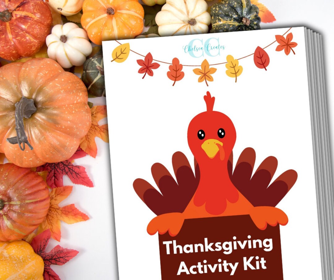 Thanksgiving Activity Kit Digital Download: Coloring Pages, Mad Libs ...