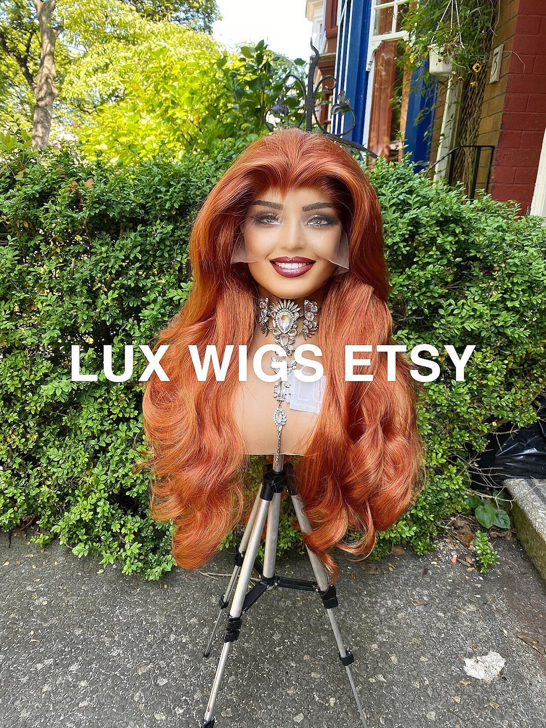 Penelope. Copper Ginger Wig. 29 Long Wig. Copper, Ginger, Red Long ...