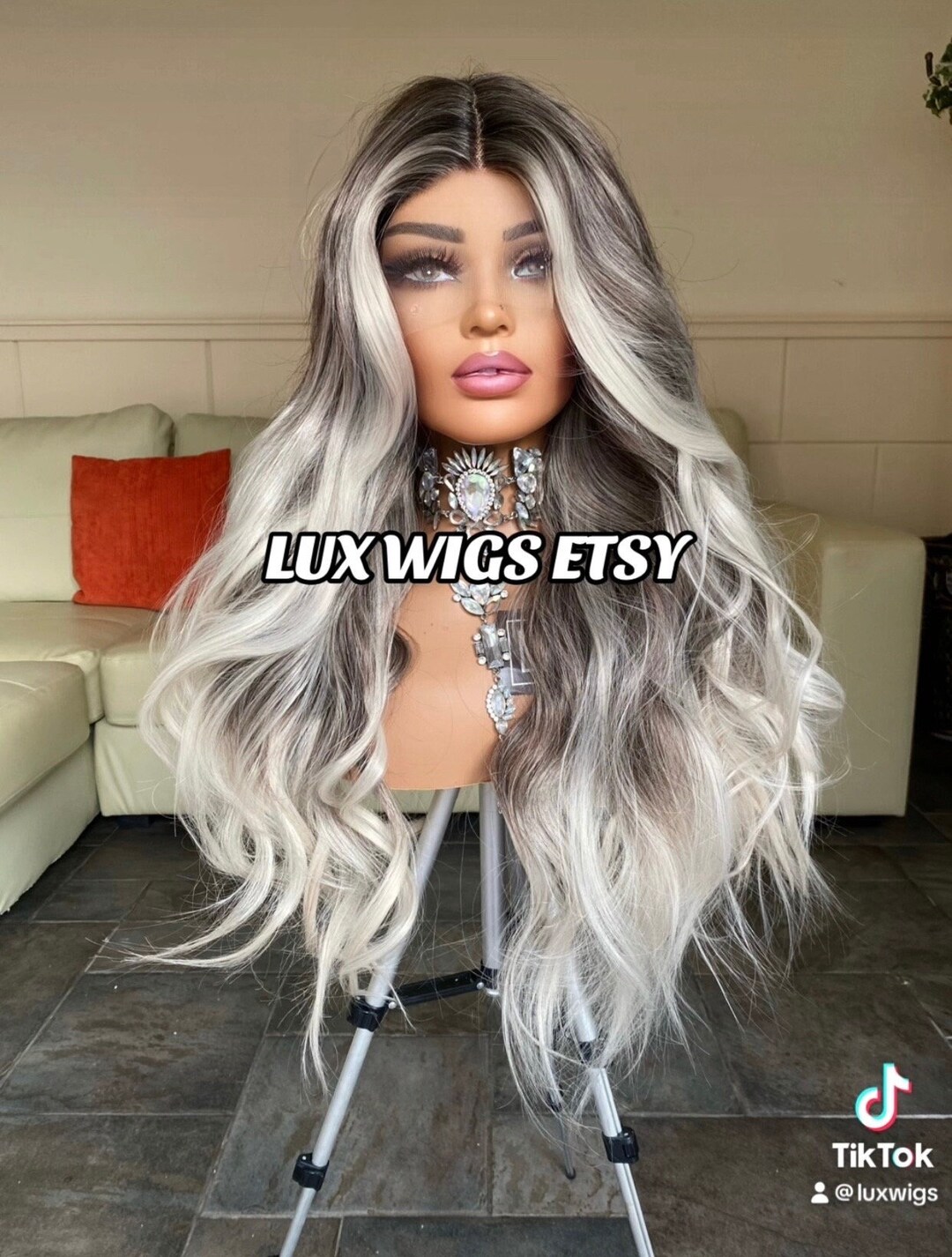 Bailey. Balayage Blonde Lace Front Wig. T Part Blonde Wig. Glamour Wig ...