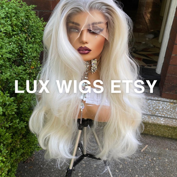 Wavy Blonde Wig - Etsy