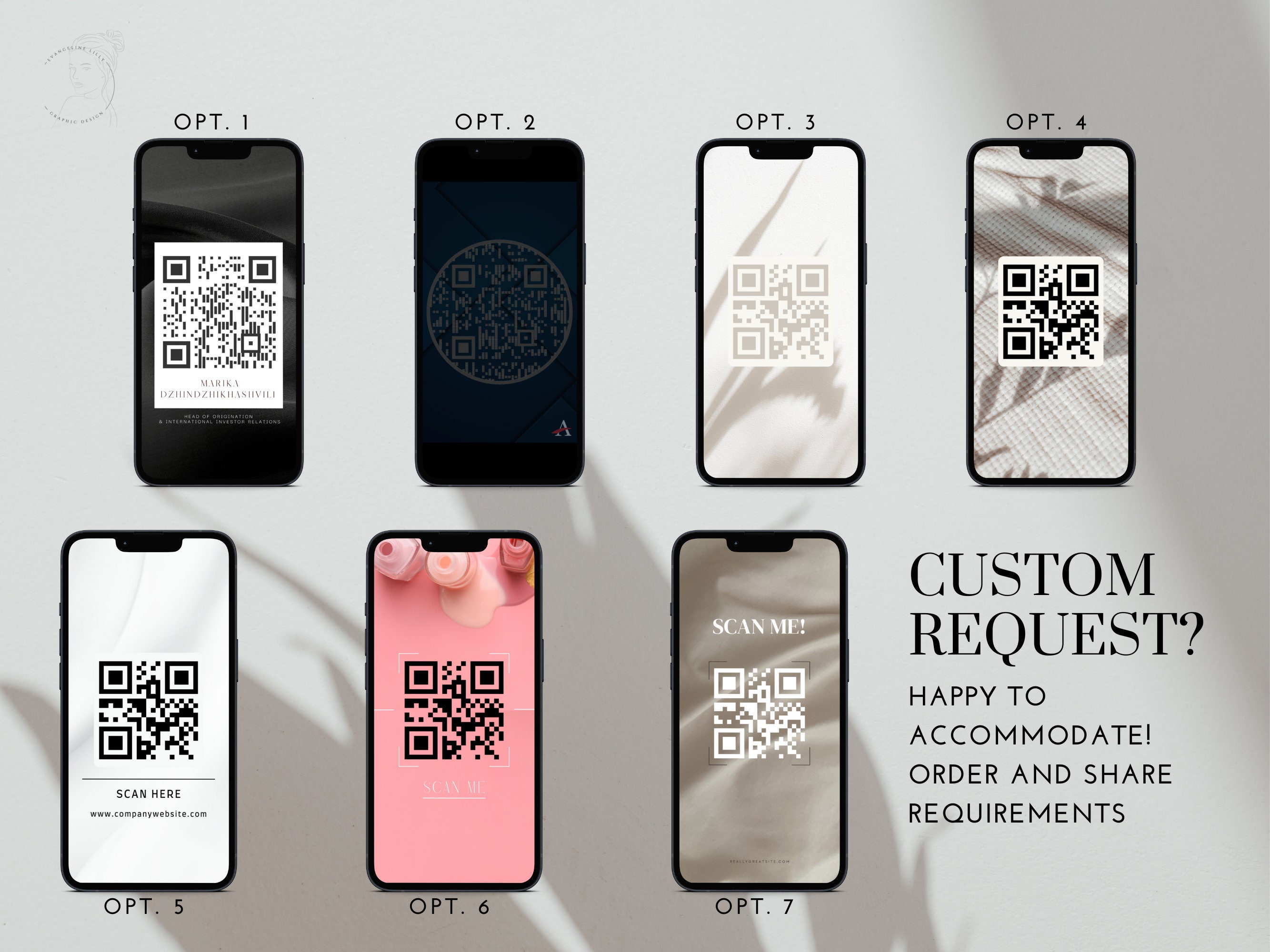 QR Code Business Card, Digital Business Card With QR Code, QR Code, E ...