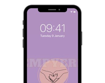 Heart Lock Screen - Etsy