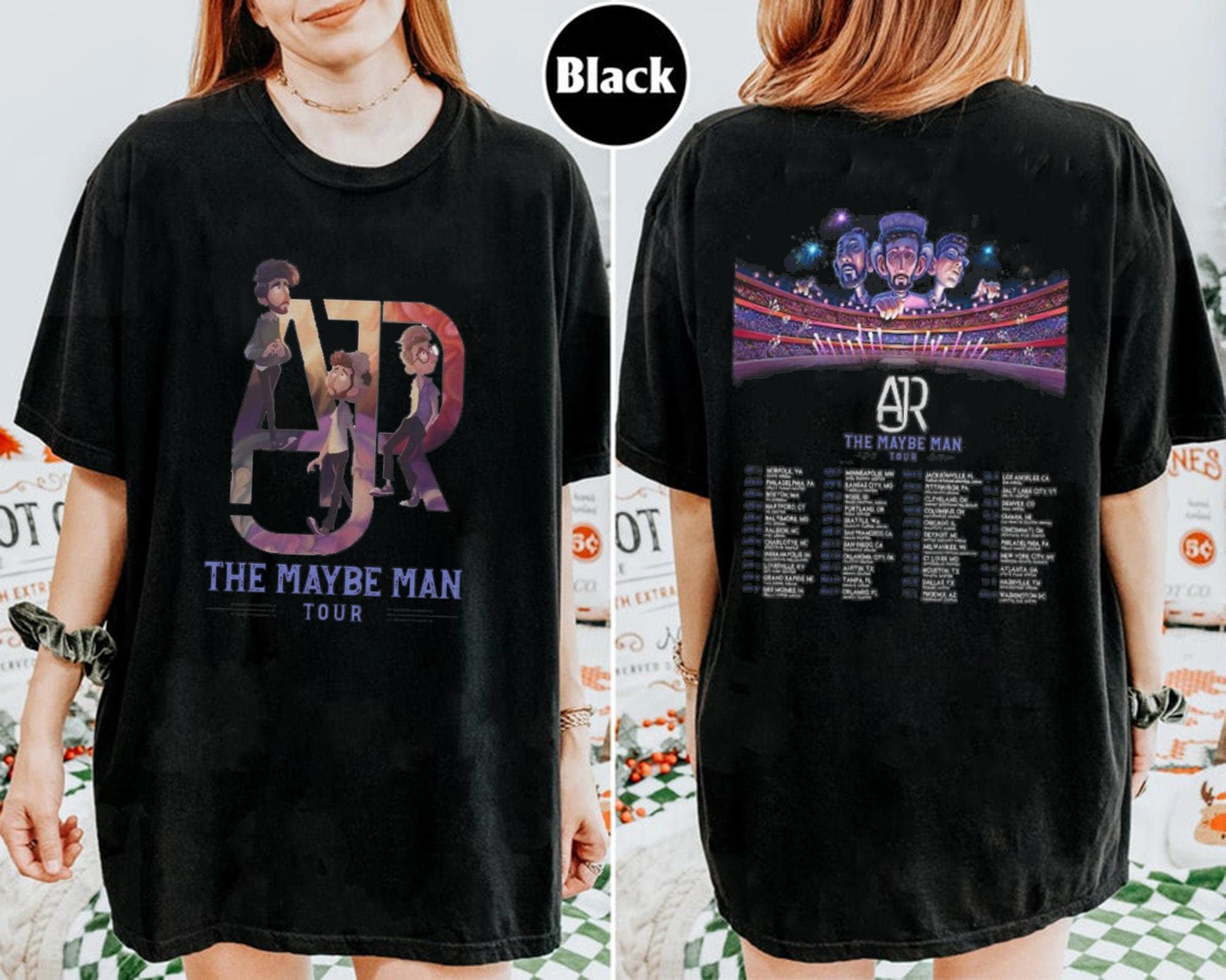 AJR The Maybe Man Tour 2024 Tour Shirt, AJR Band Fan Shirt sold by ...
