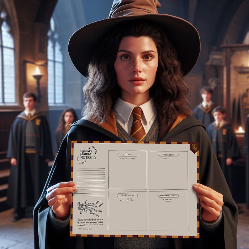 HOGWARTS HOUSES PLANNER | Wizard School, Potter Planner, Hogwarts ...