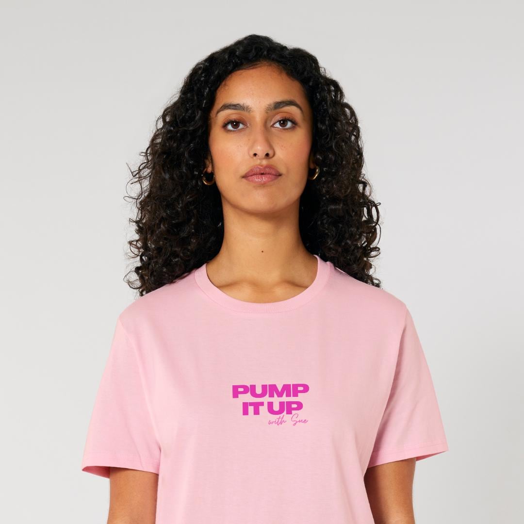 Pump It up With Sue T-shirt, Monstro Elisasue Embroidery the Substance ...