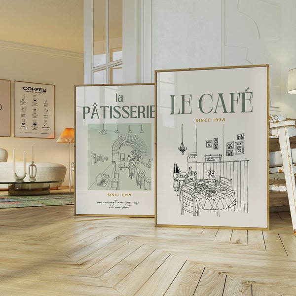 Cafe Poster - Etsy