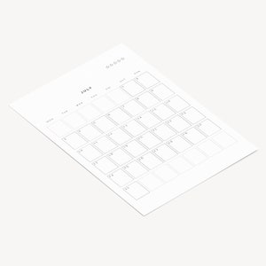 Calendar 2023 Printable, Minimalist Calendar, Monthly Planner, Monthly ...