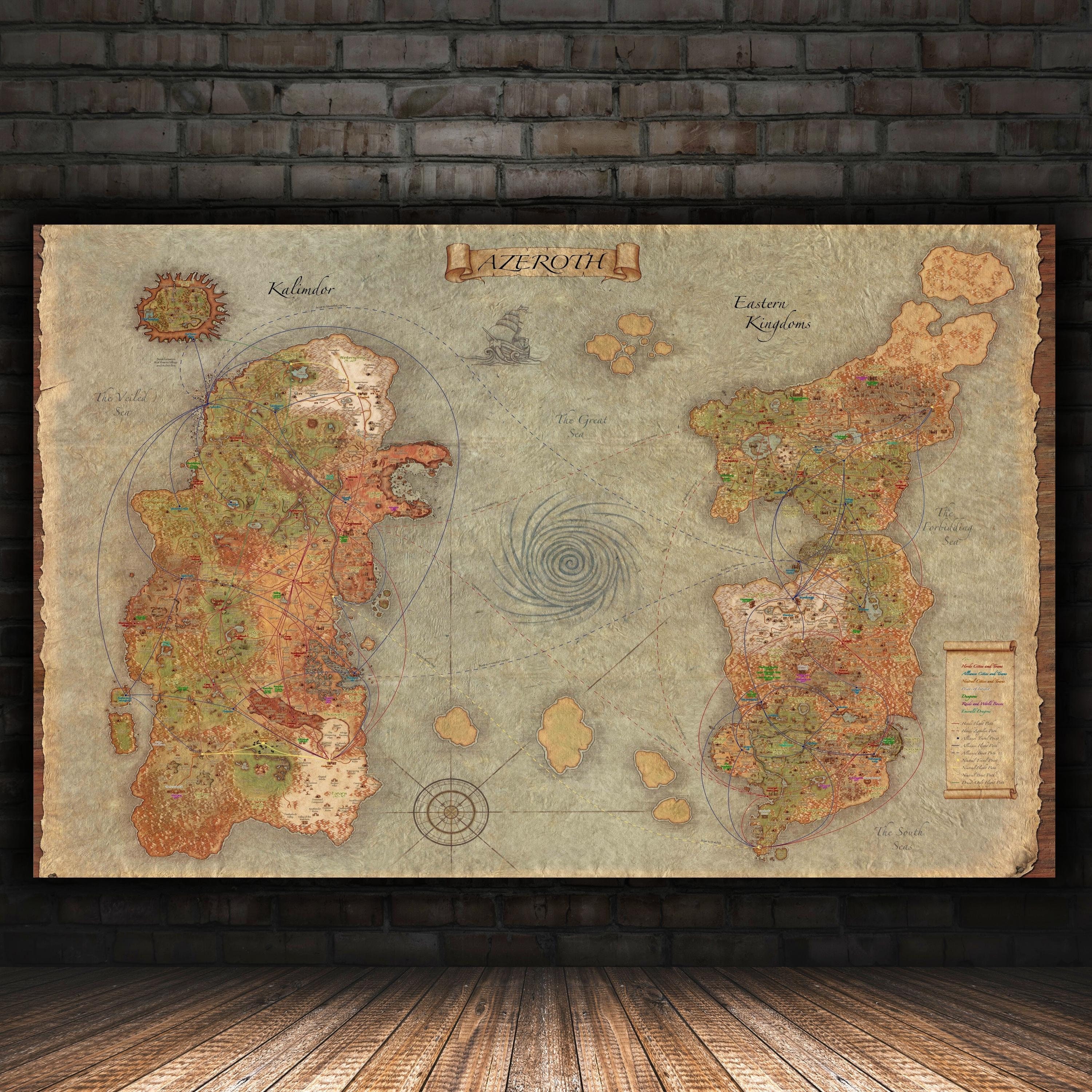World Of Warcraft Maps Kalimdor