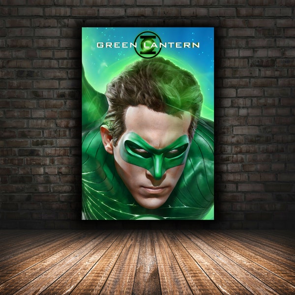 Green Lantern Poster - Etsy