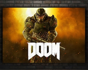 Doom Canvas Poster - Etsy