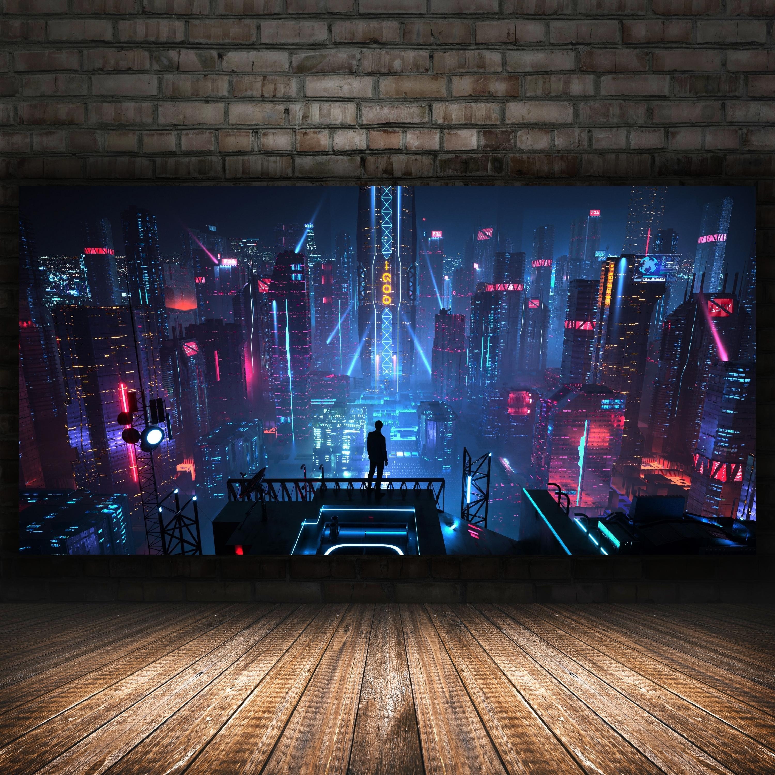 Bring the cyberpunk 2077 room decorations to your own home