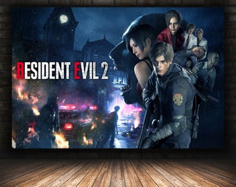 Resident Evil Game Poster - Etsy