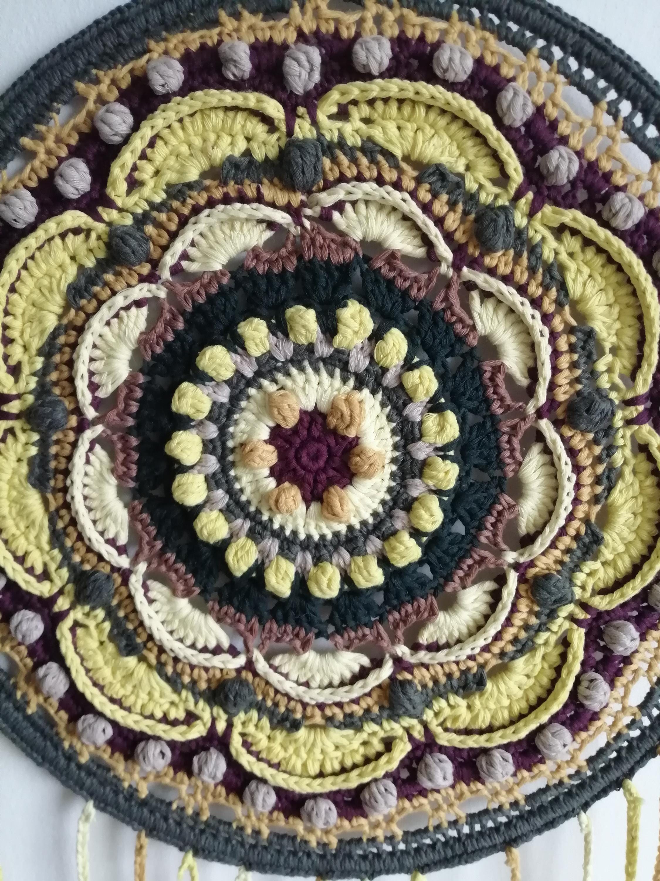 CROCHET PATTERN - PDF Download - Buttercup Mandala - Dream Catcher ...