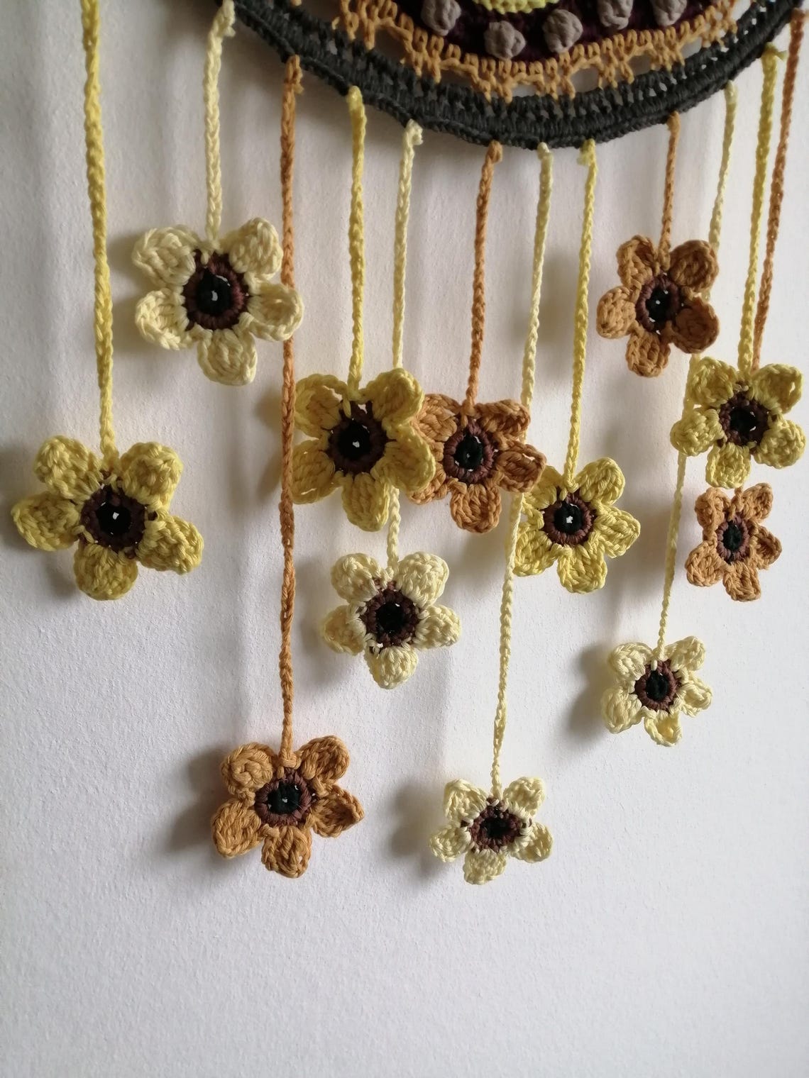 CROCHET PATTERN - PDF Download - Buttercup Mandala - Dream Catcher ...